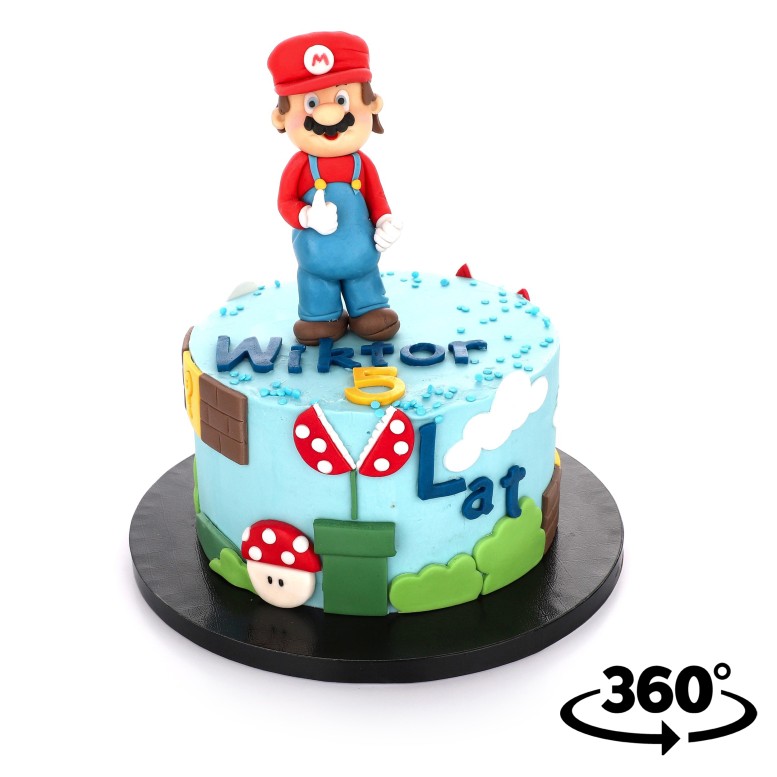 Tort urodzinowy Super Mario Bros Pan Steskal